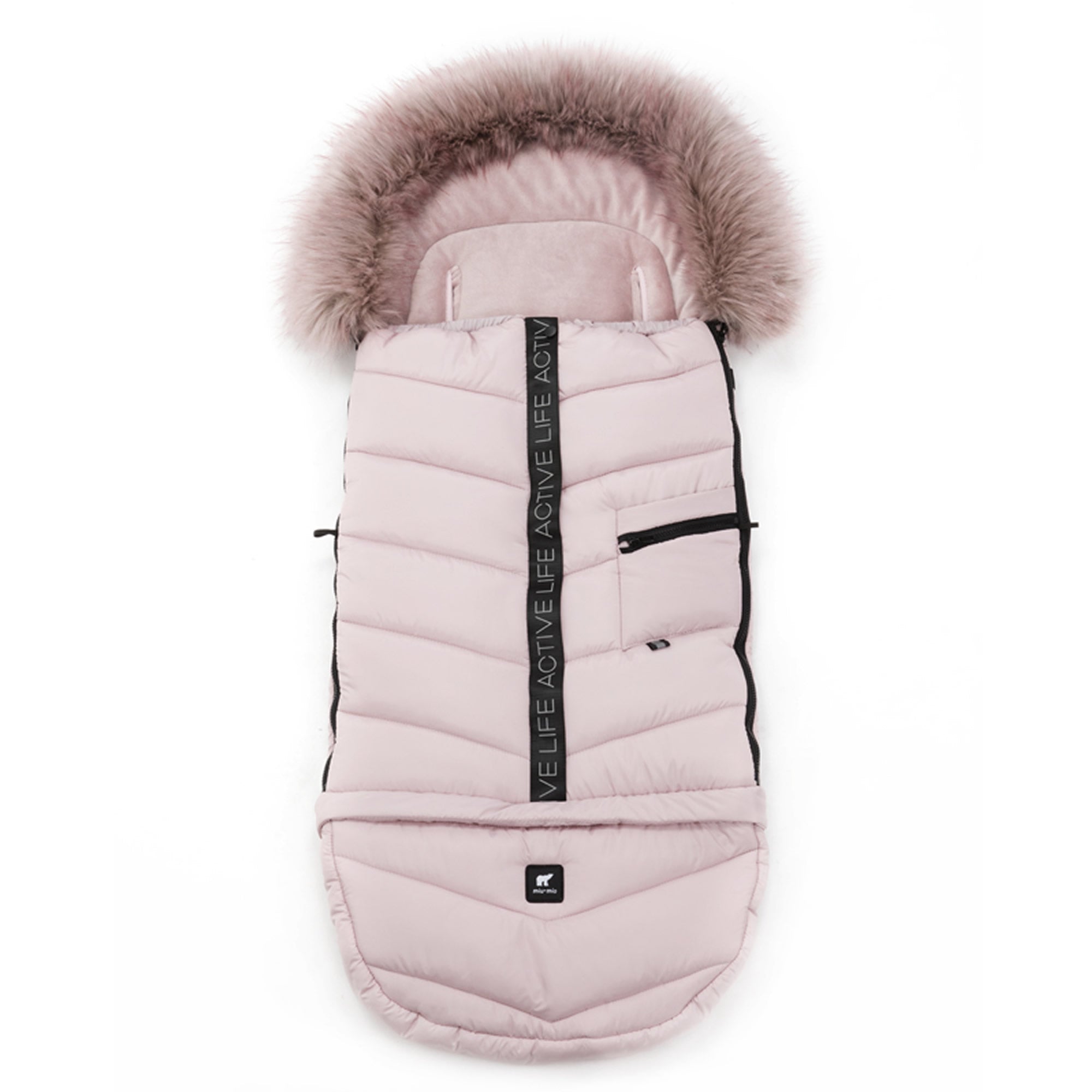 Knirpsenland Winterfußsack EVEREST Rosa | Warmer, wasserfester Fußsack ...